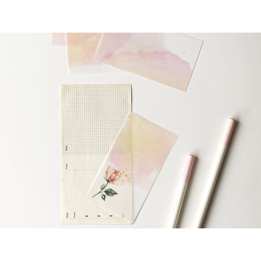 MU Dyeing Tracing Paper - Sun Pink - DTP-005 | Kuldlelu