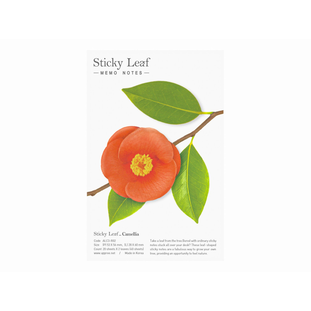 Sticky Notes - Red Camellia | Kuldlelu