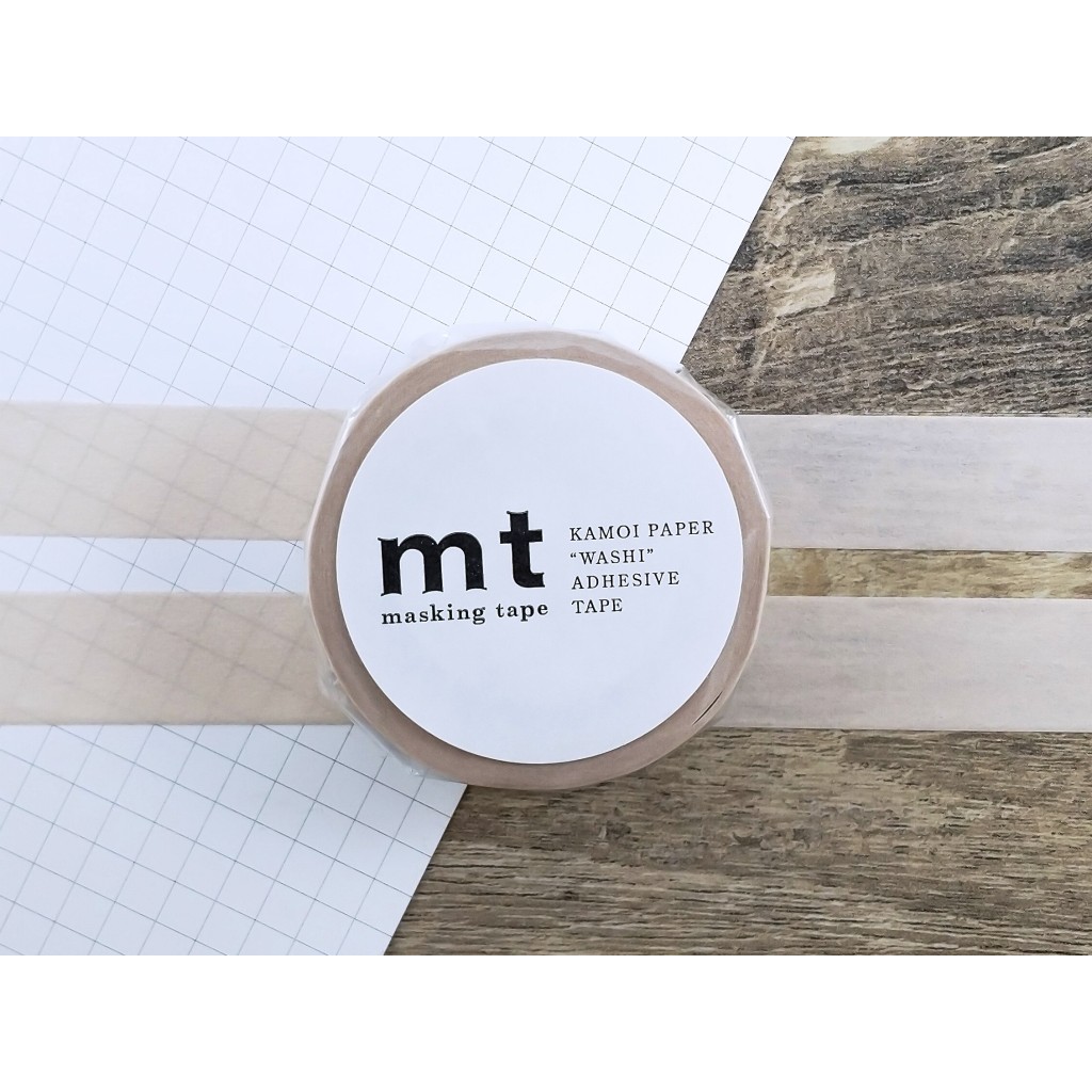 MT Basic | Washi Tape - Pastel Brown | Kuldlelu