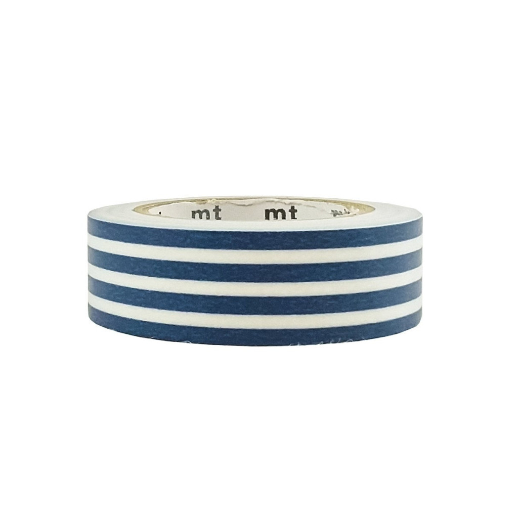 MT Washi Masking Tape Border Indigo | Kuldlelu