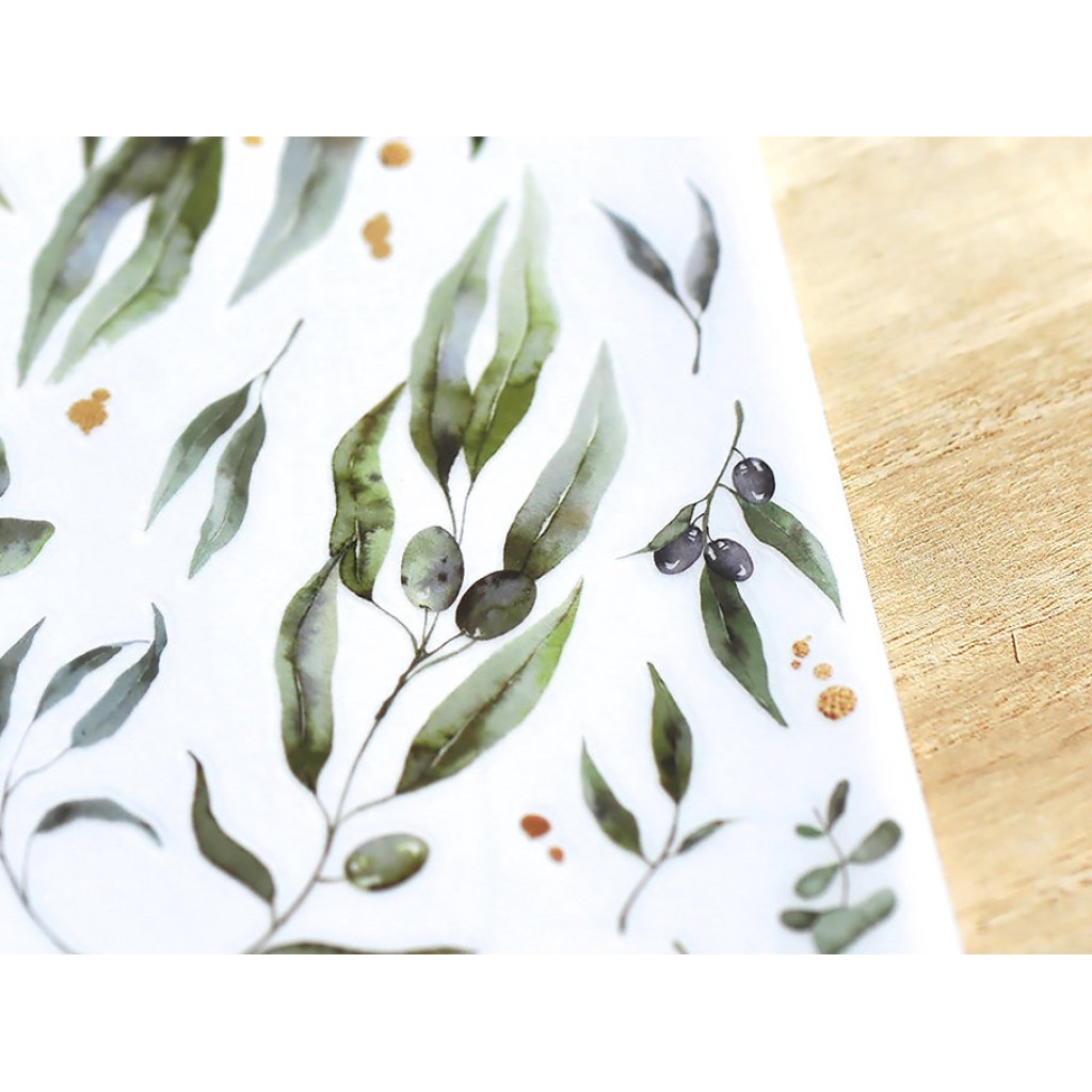 MU | Print-On Transfer Stickers - Green Olives | Kuldlelu