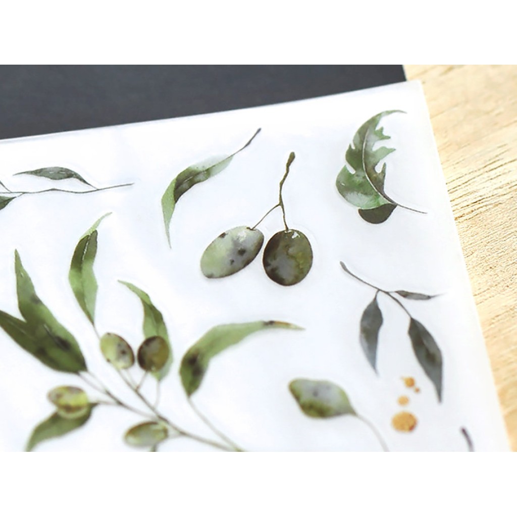 MU | Print-On Transfer Stickers - Green Olives | Kuldlelu