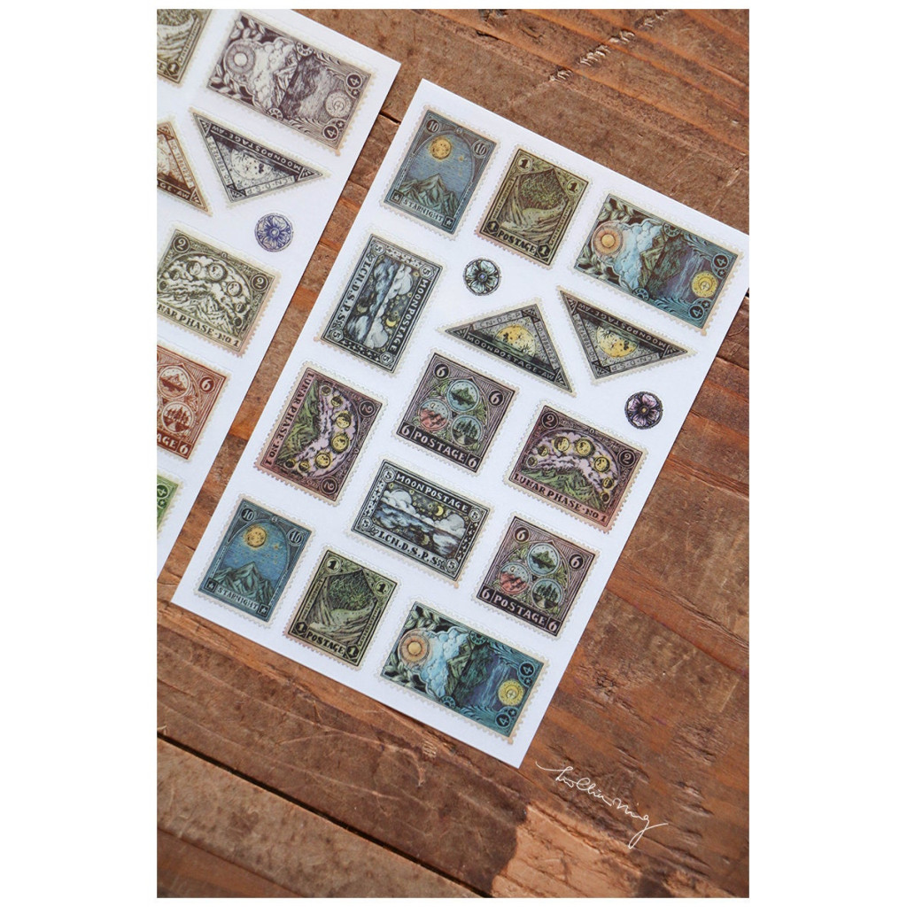 Lin Chia Ning | Print-On Stickers - Postage Stamp | Kuldlelu