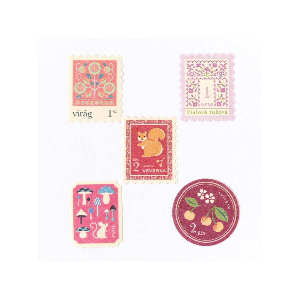 NB Co. Antik Piac Postage Style Sticker Flakes - Roche - 5924102 | Kuldlelu