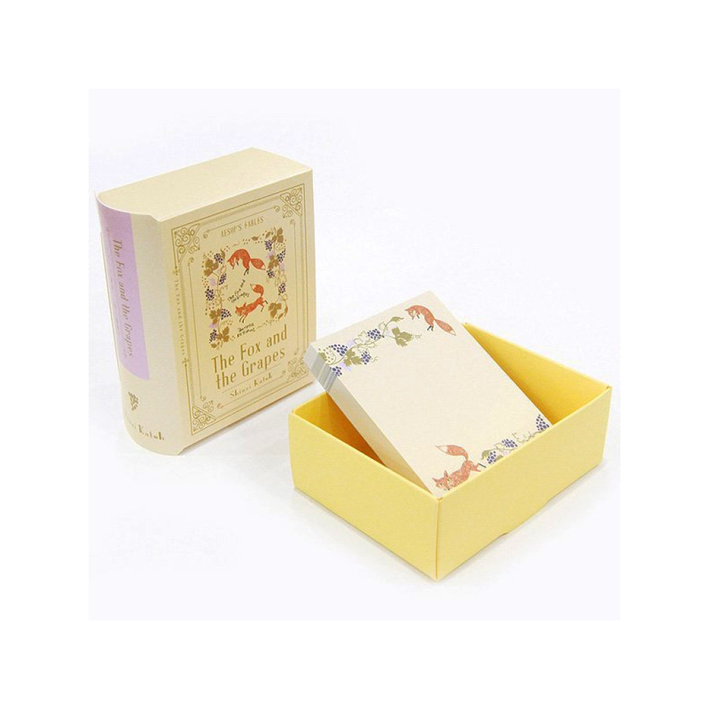 Shinzi Katoh Aesop Fables Fairy Tale Memo Notes - Fox And Grapes - BK ...