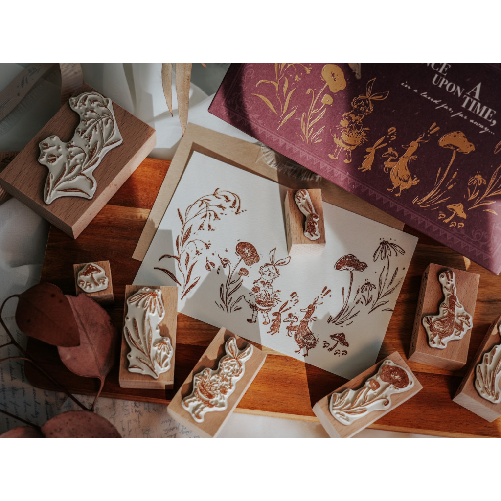 Meow Illustration Stamp Set - Once Upon a Time - ST-065 | Kuldlelu