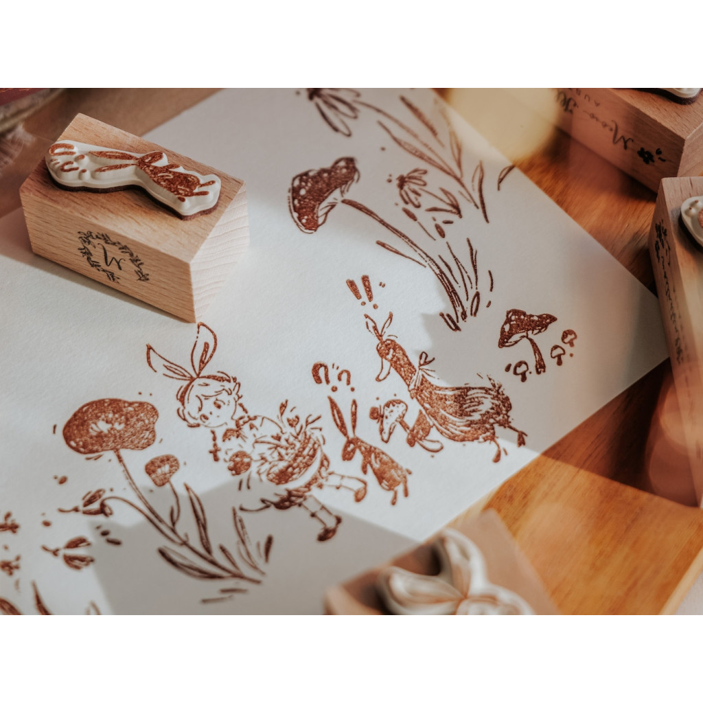 Meow Illustration Stamp Set - Once Upon a Time - ST-065 | Kuldlelu