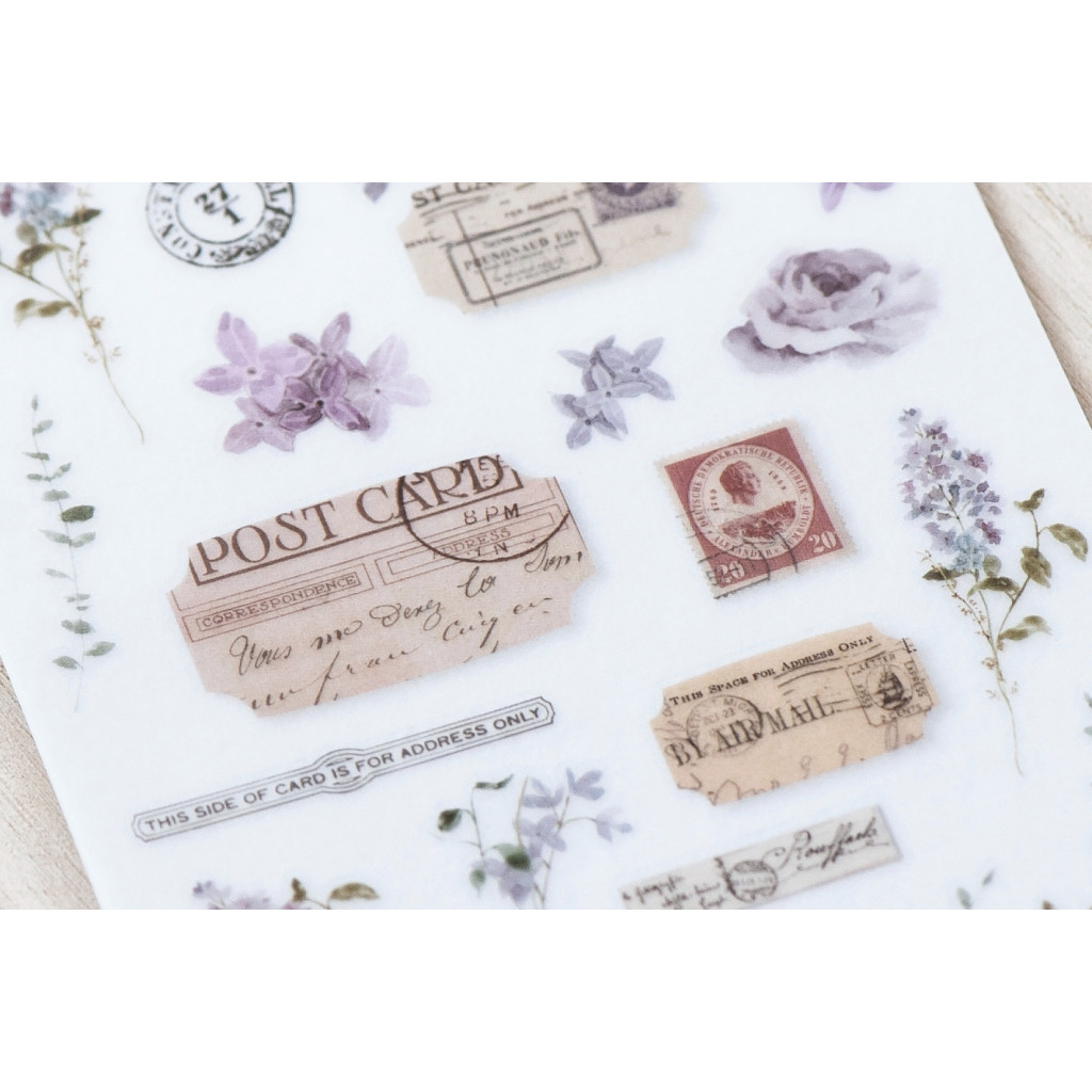 MU Print-On Transfer Stickers 233 - Hint Of Blue - BPOP-001233 | Kuldlelu