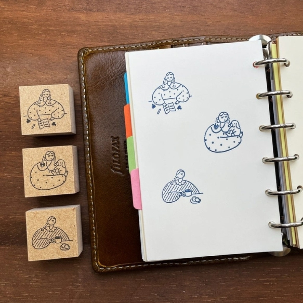 Stamp Marche Girl Rubber Stamp - Sweets - SM-A-091 | Kuldlelu