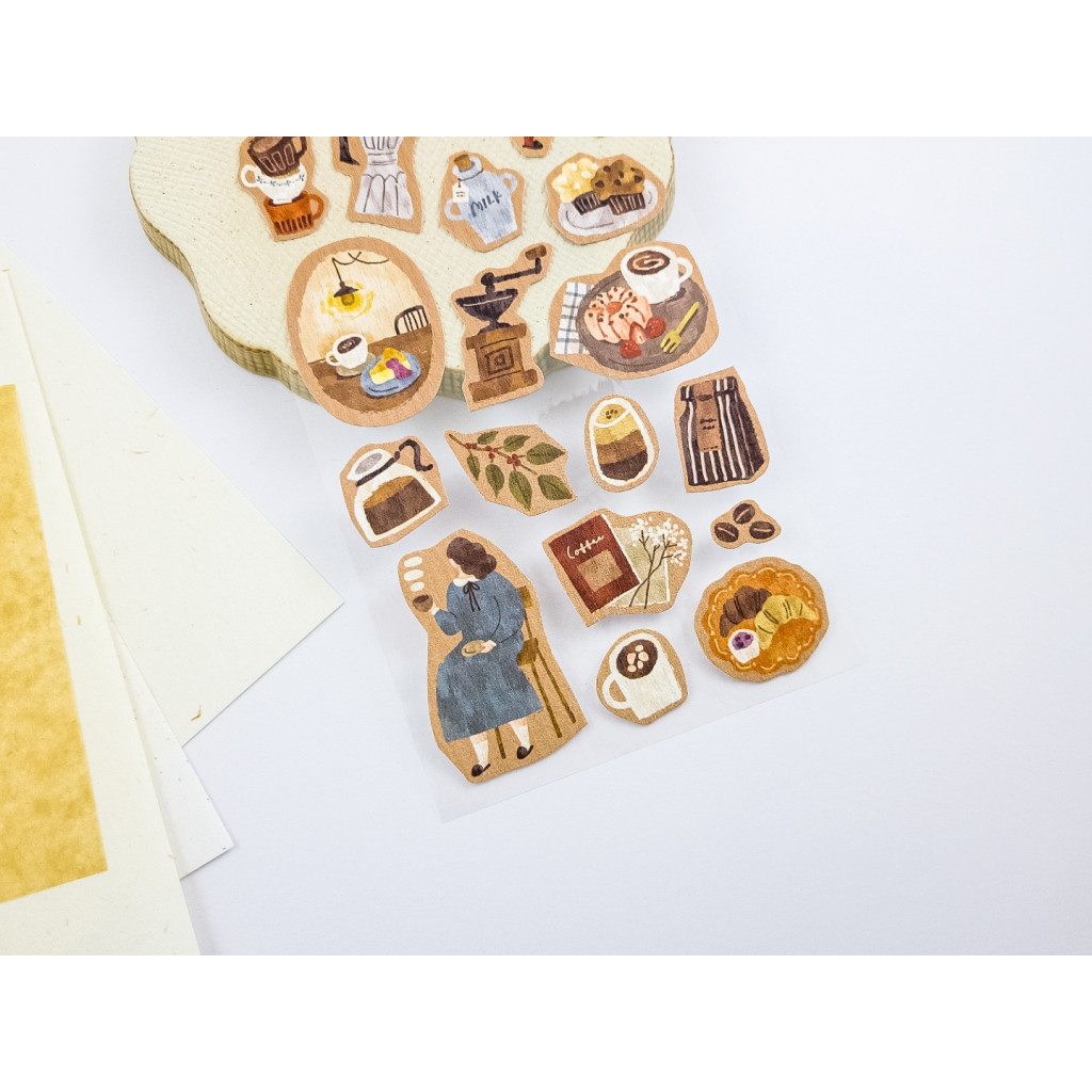 Mindwave Paper Sticker Girls - Coffee House - 81703 | Kuldlelu