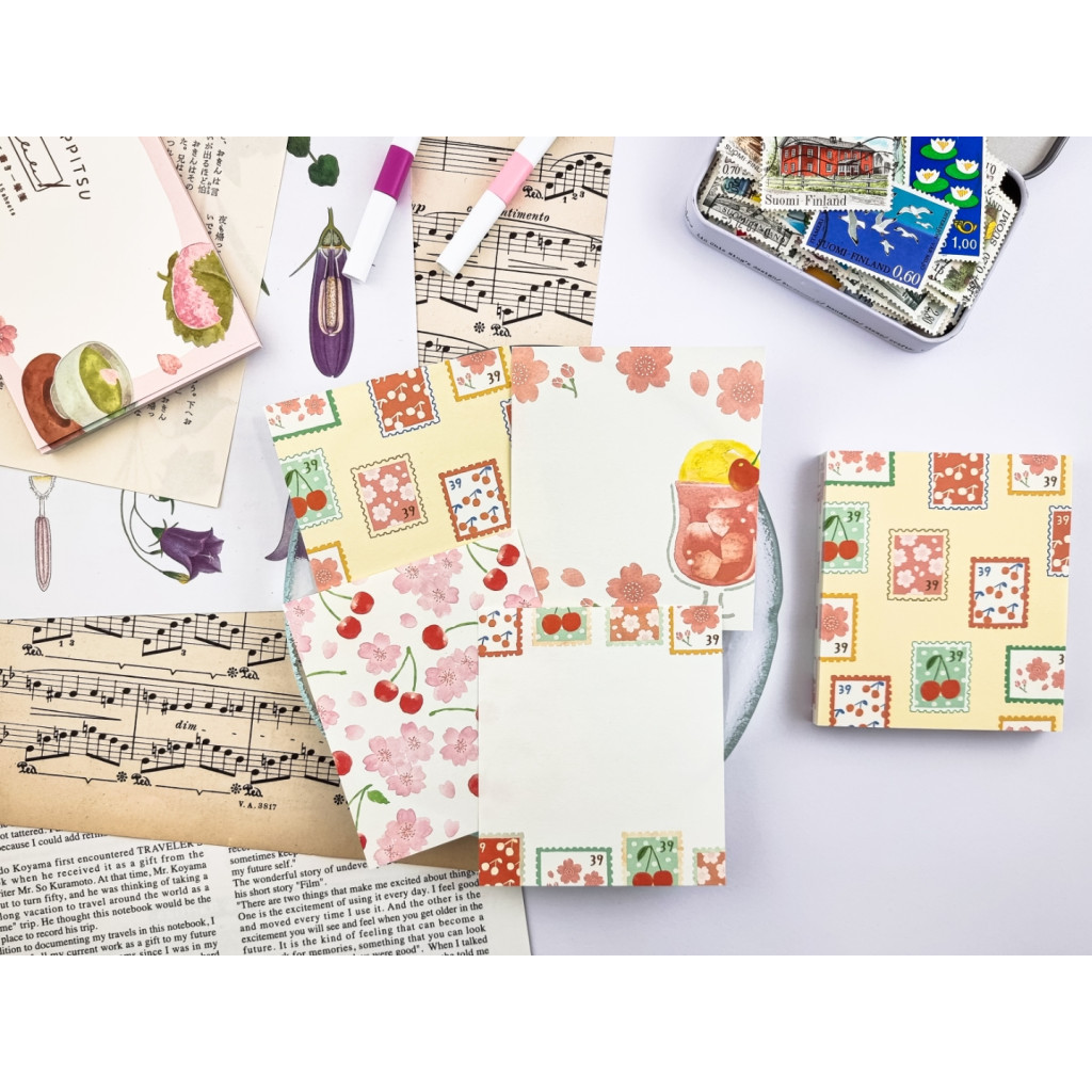 Furukawa Spring Limited Memo Pad 100 Sheets - Cherry - LM235 | Kuldlelu