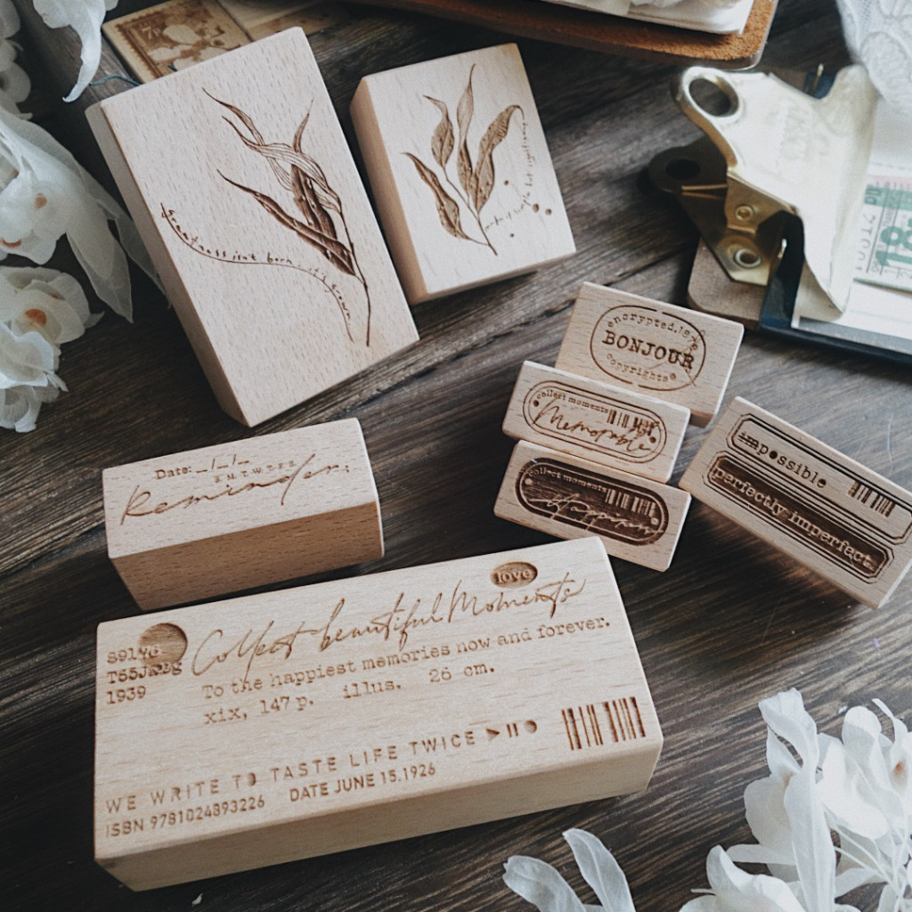 Sissi Rubber Stamps Full Set - Memory Label - KL-TR-012 | Kuldlelu