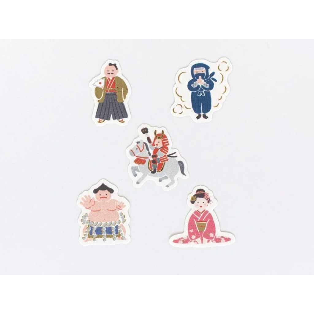 NB Co. Textured Sticker Flakes Japanese Motif - People - 5564117 | Kuldlelu