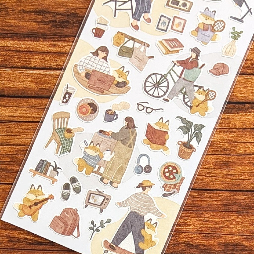 Mindwave Stickers 82028 - With Fox - 82028 | Kuldlelu
