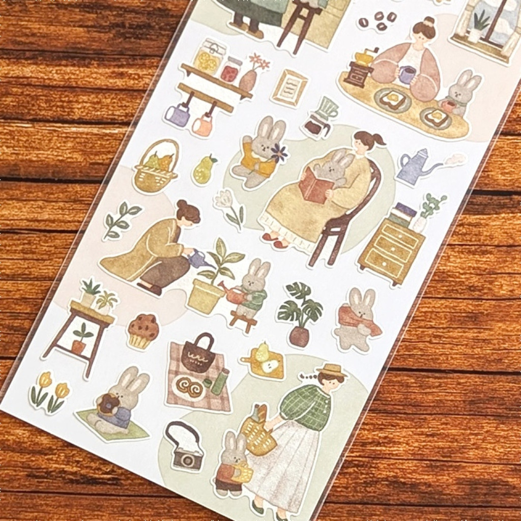 Mindwave Stickers 82029 - With Rabbit - 82029 | Kuldlelu