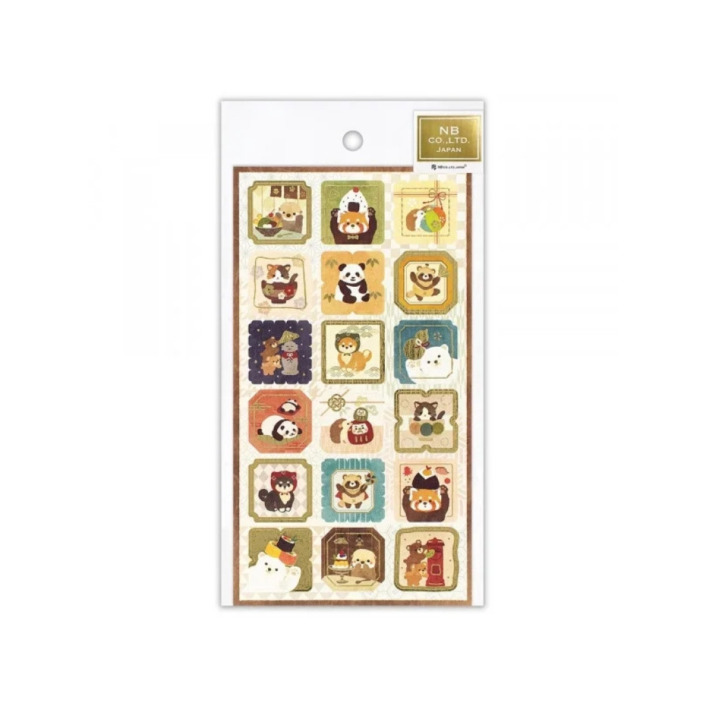 NB Co. Paper Stickers - Traditional Motifs And Animals - 5074186 | Kuldlelu
