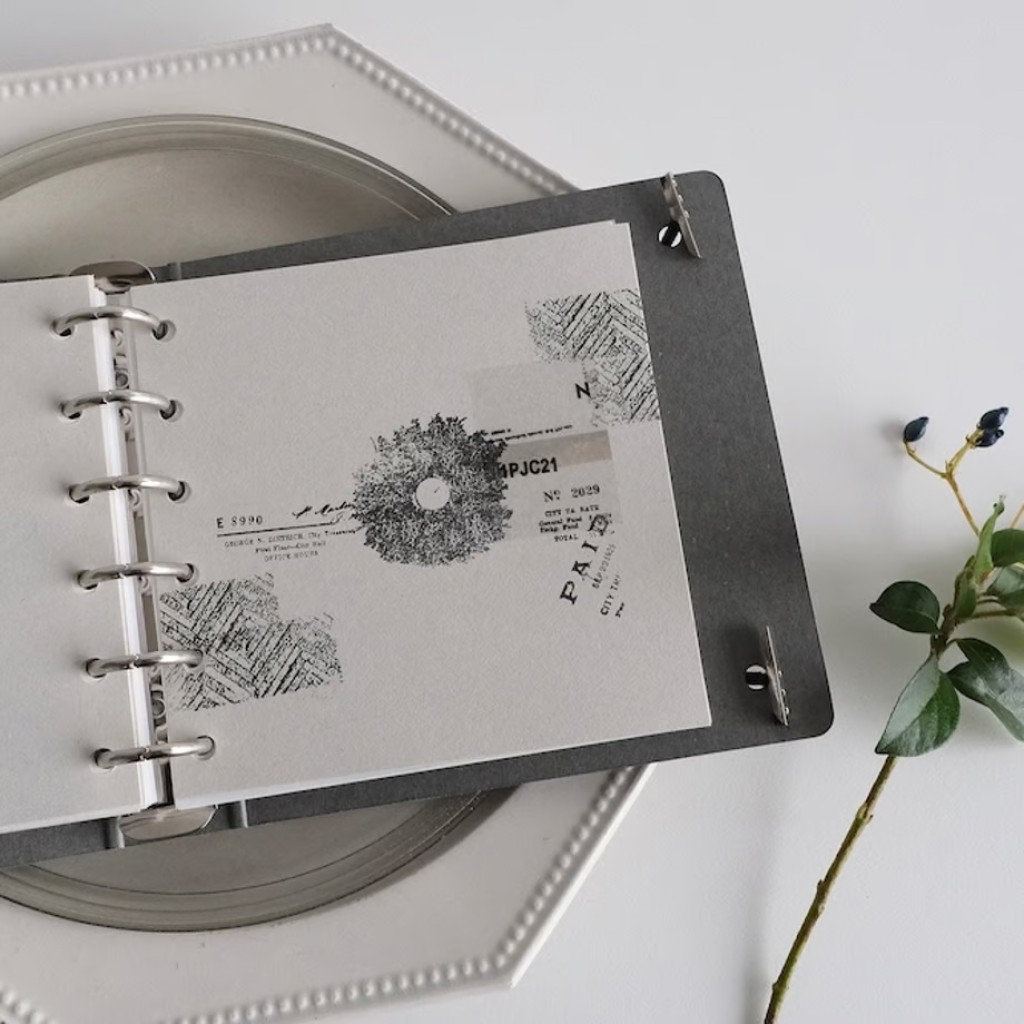 Yohaku Rubber Stamp S101 - Herringbone - S-101 | Kuldlelu