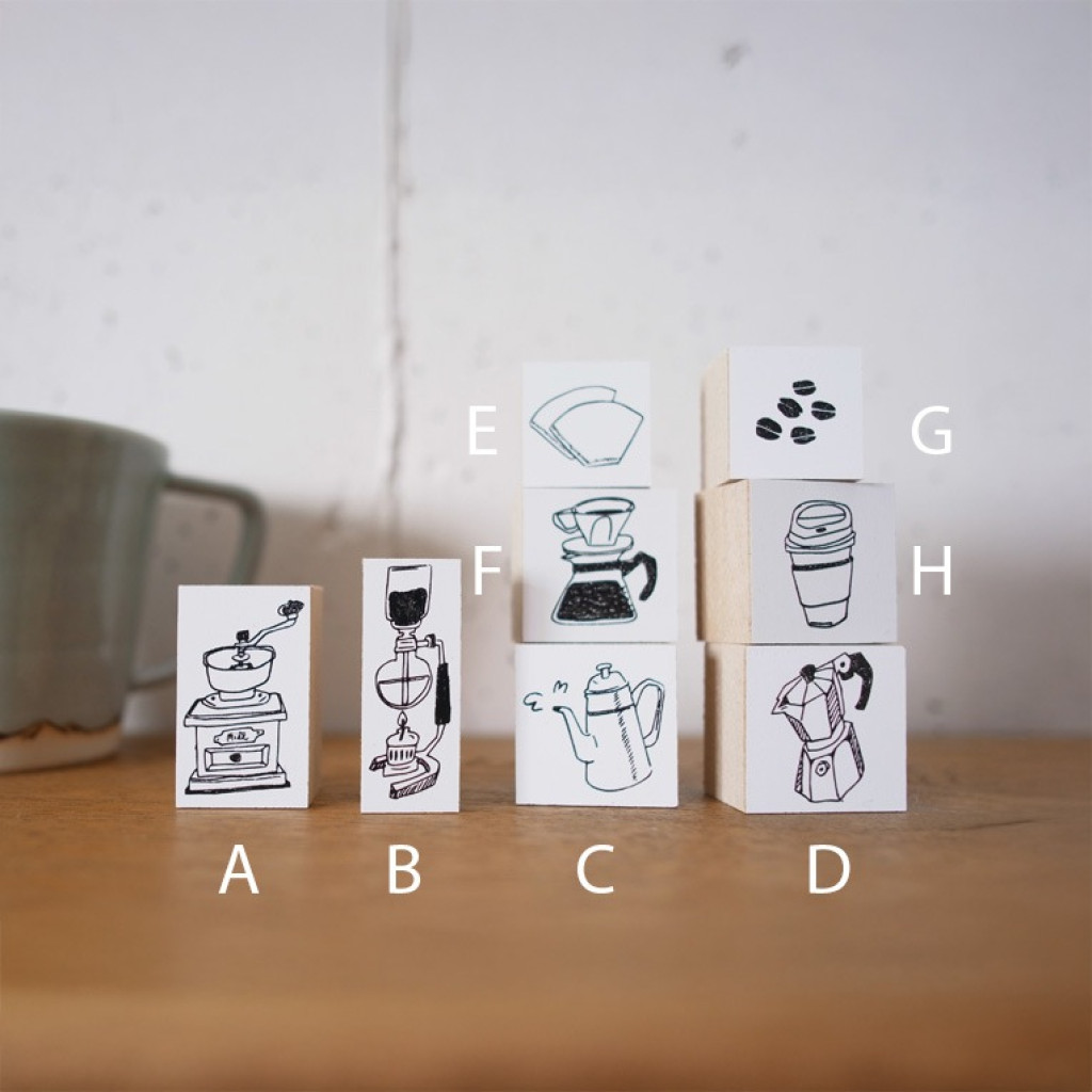 36 SUBLO x Shiho Hoshi Coffee Stamps - 36-SUBL-COFFEE | Kuldlelu