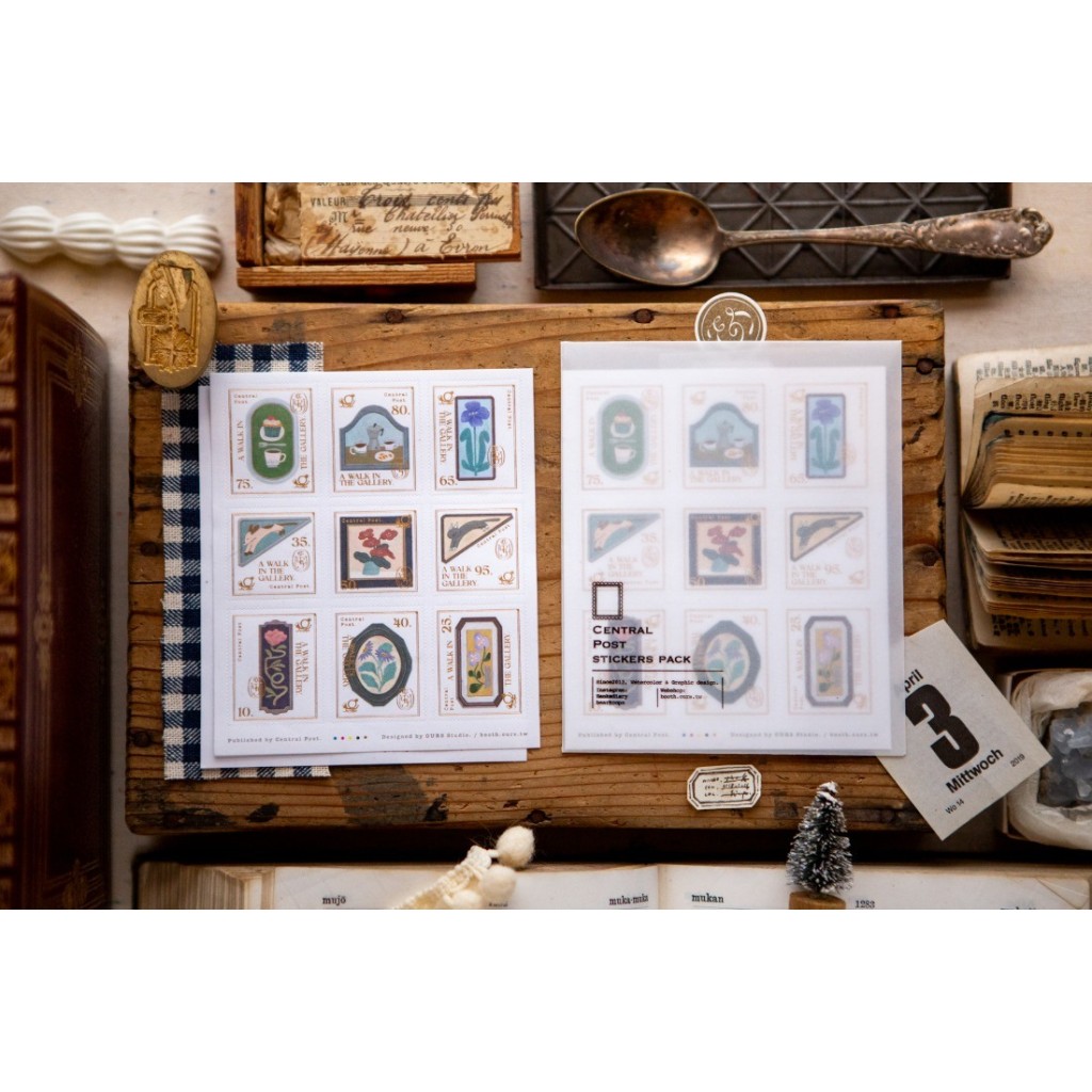 Pre-Order OURS Stamp Stickers - The Gallery - SCP030K | Kuldlelu