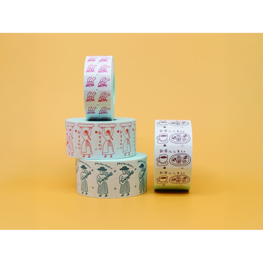 36 SUBLO x Necktie Label Roll Stickers - Sharing - 36-SUBL-12 | Kuldlelu