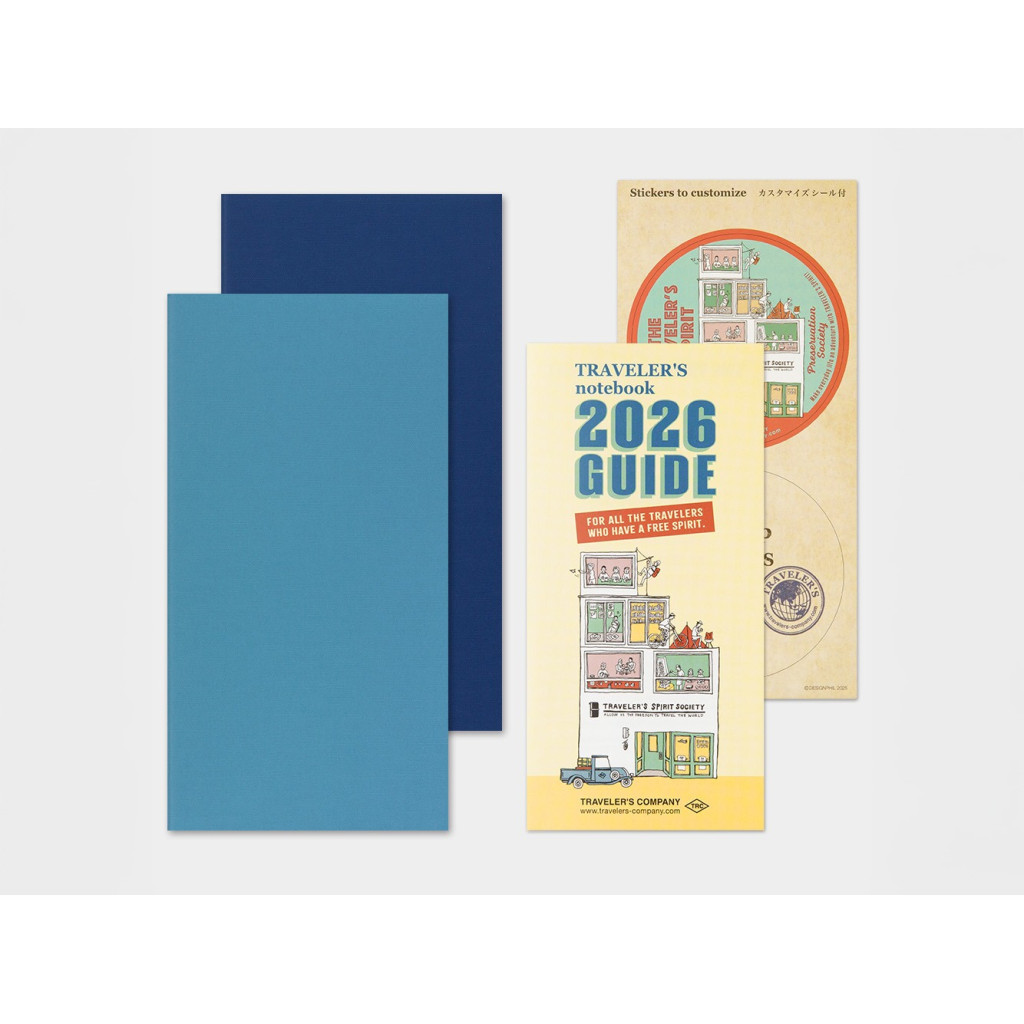 2026 Weekly + Memo Diary - Traveler's Notebook Refill Set (Regular Size ...