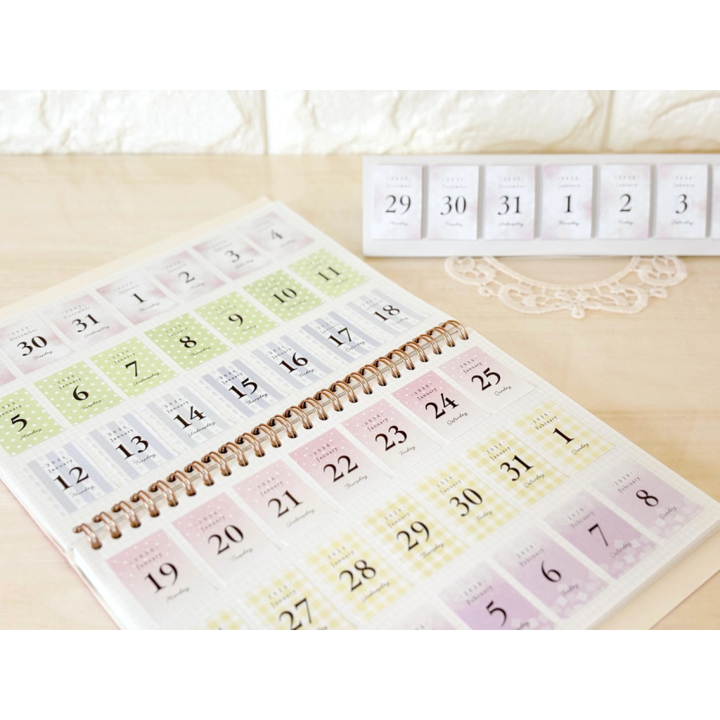 2026 Himekuri Daily Sticky Calendar - Awairo - KP0046-003 | Kuldlelu