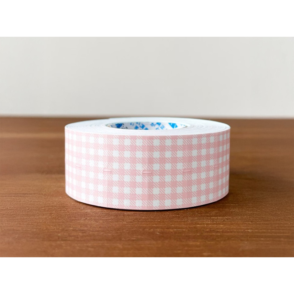 Pre-Order Stamp Marche Label Sticker Gingham Check - Light Pink - ls ...