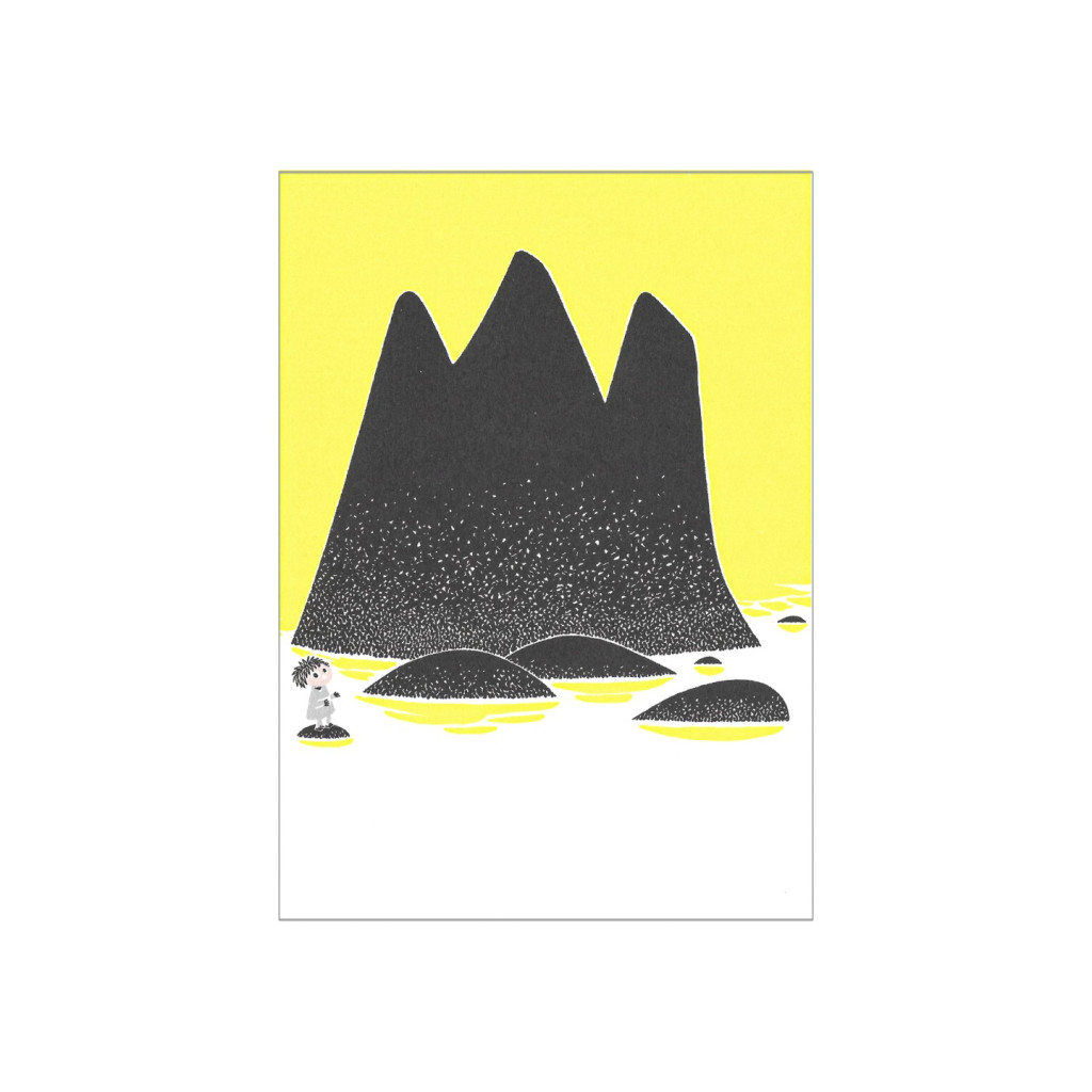Moomin Postcard - Yellow Sunset | Kuldlelu