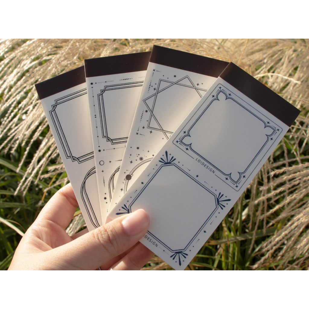 Label Book Notepad Astrology - Lunar Phase And Planet - LN20001 | Kuldlelu