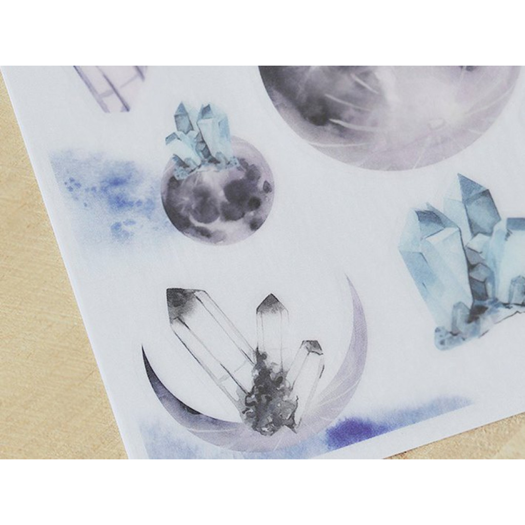 MU Print-On Transfer Stickers 089 - Planet And Mineral - BPOP-001089 ...
