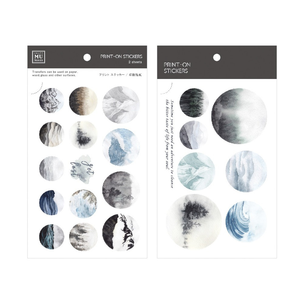 MU Print-On Transfer Stickers 087 - Scenery View - BPOP-001087 | Kuldlelu