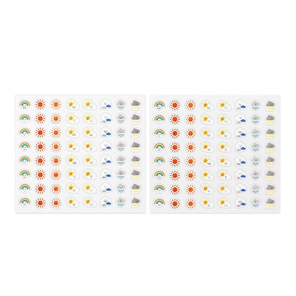 Midori Mood Planner Stickers - Weather - 82595-006 | Kuldlelu