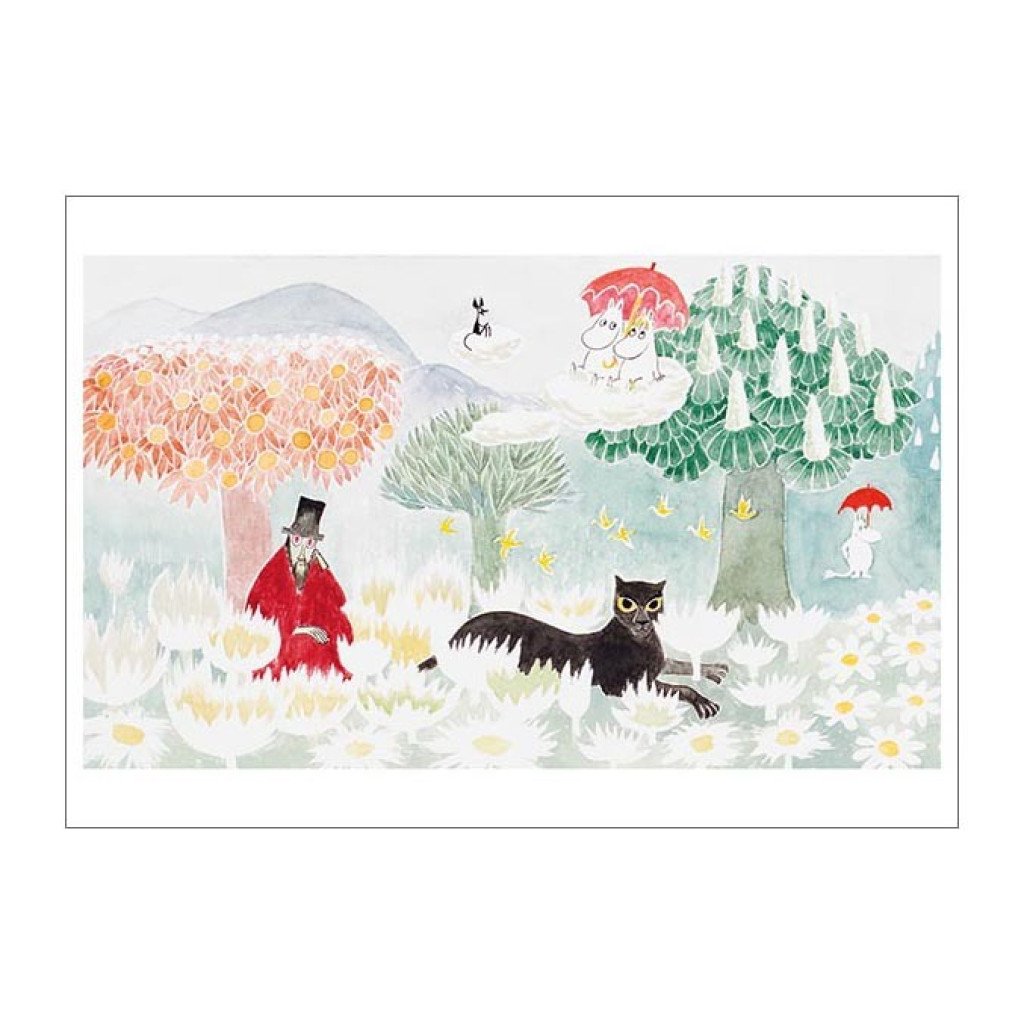 Moomin Postcard - Flying Clouds | Kuldlelu