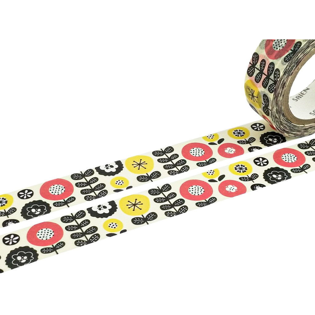 Washi Tape - Retro Flower | Kuldlelu