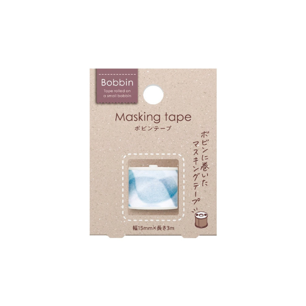 Kokuyo | Bobbin Washi Tape - Organza Blue | Kuldlelu