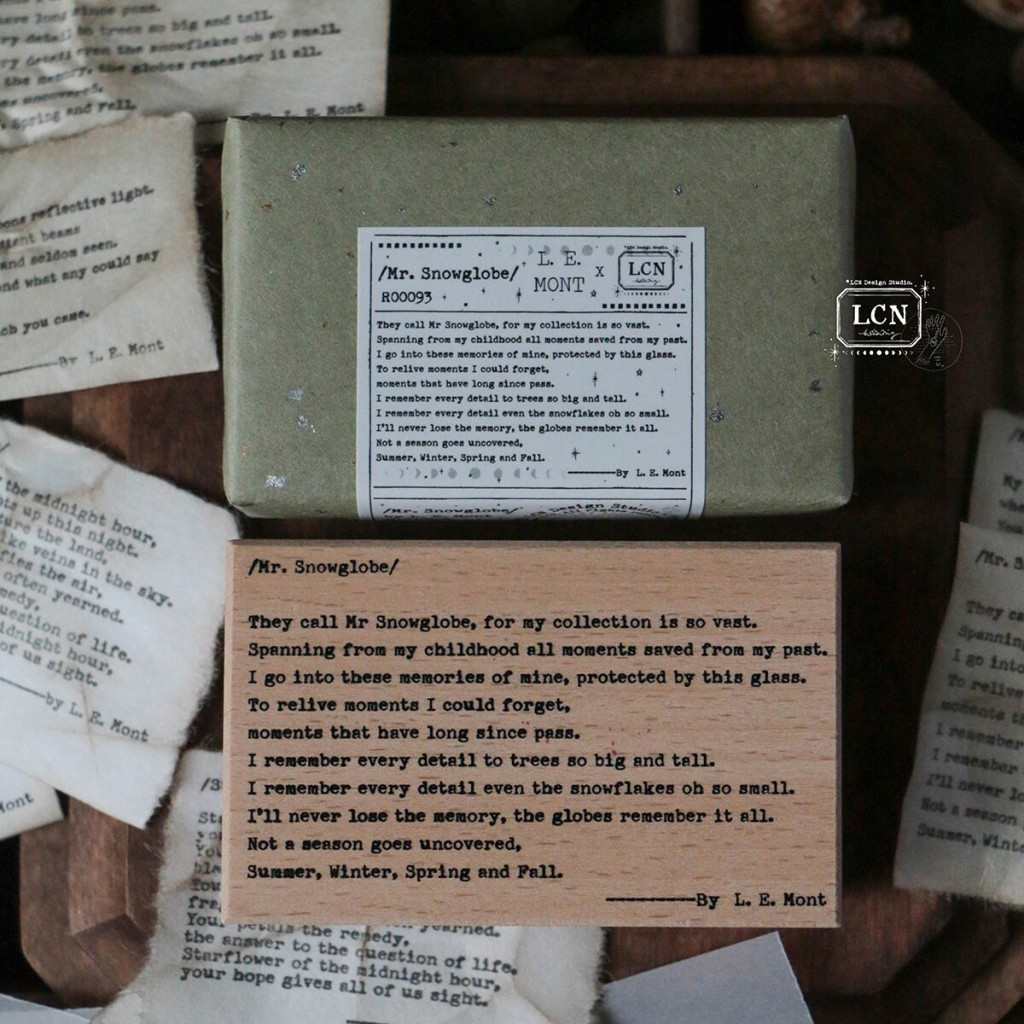 Lin Chia Ning Poetry Stamp - Snowglobe - Snowglobe | Kuldlelu