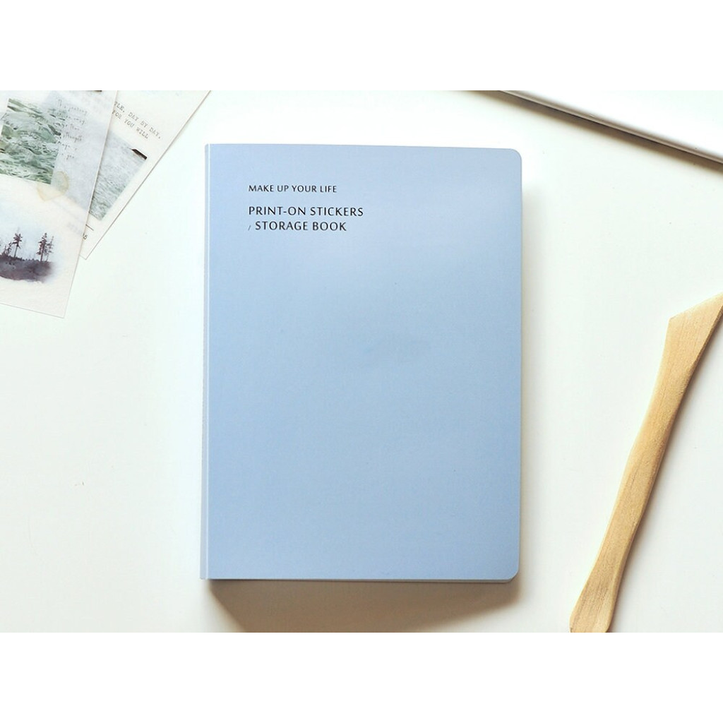 MU | Sticker Storage Book - Dusty Blue | Kuldlelu