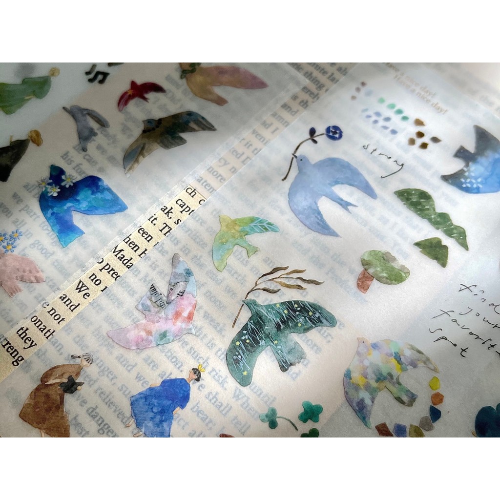 Pion Print-On Sticker Set - Bird Island - Island | Kuldlelu