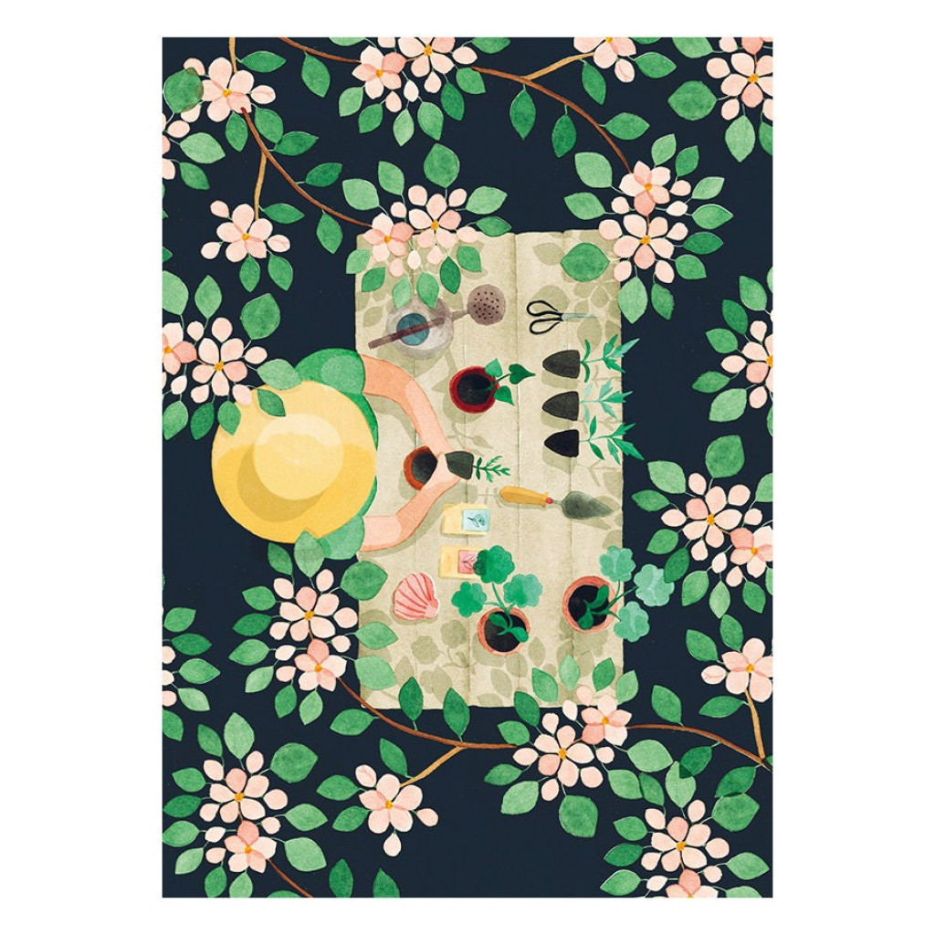 Postcard Polka Paper - Apple Orchard - Orchard | Kuldlelu