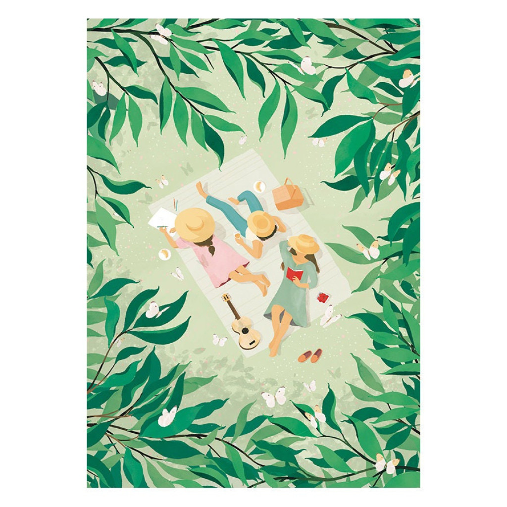 Postcard Polka Paper - Picnic - Picnic | Kuldlelu