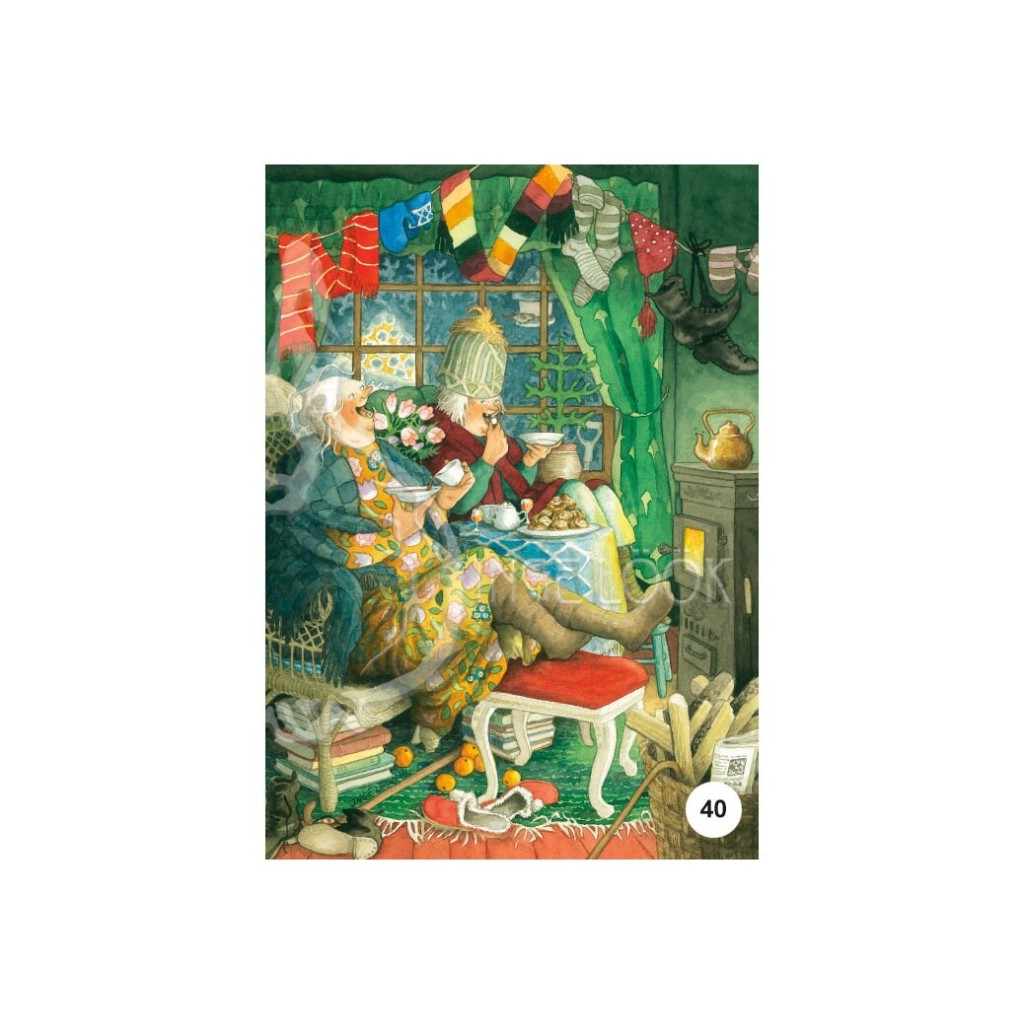 Inge Löök Postcard Old Ladies - 40 - IL-40 | Kuldlelu