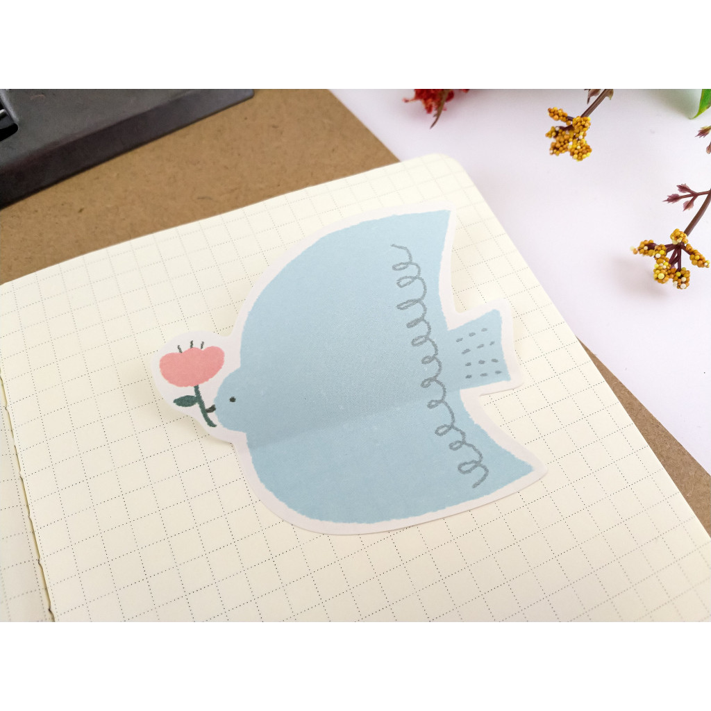 Furukawa Sticky Notes - Bird Message - QF131 | Kuldlelu