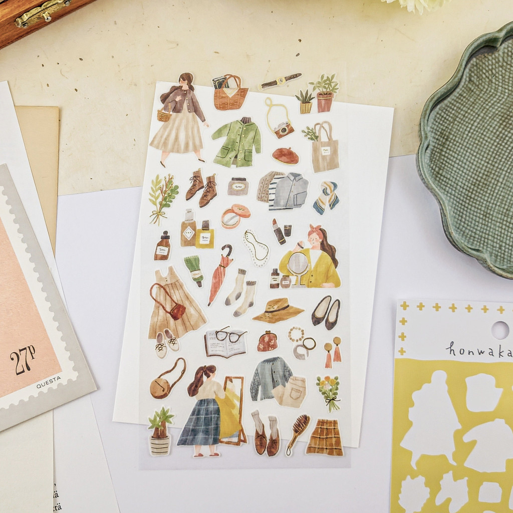 Mindwave Washi Stickers Honwaka - Outing - 81545 | Kuldlelu