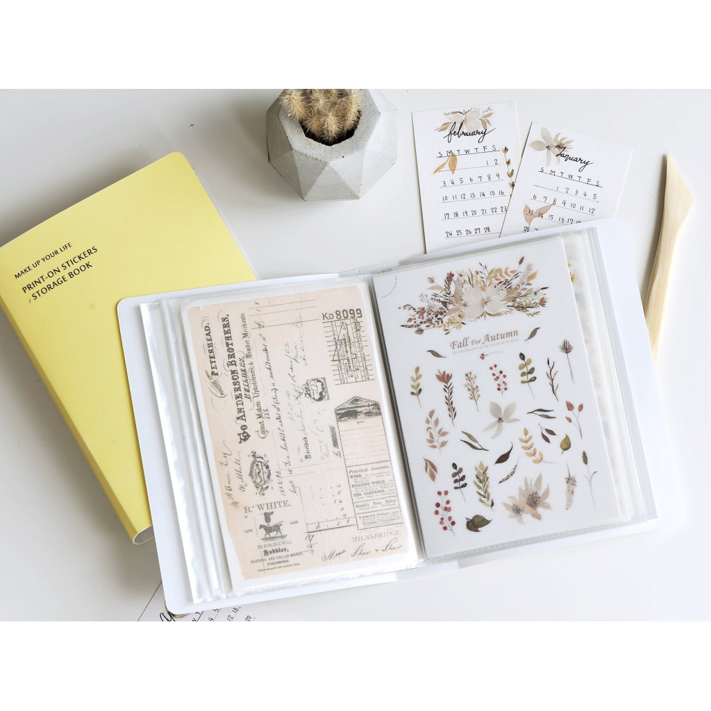 MU | Sticker Storage Book - Dusty Blue | Kuldlelu