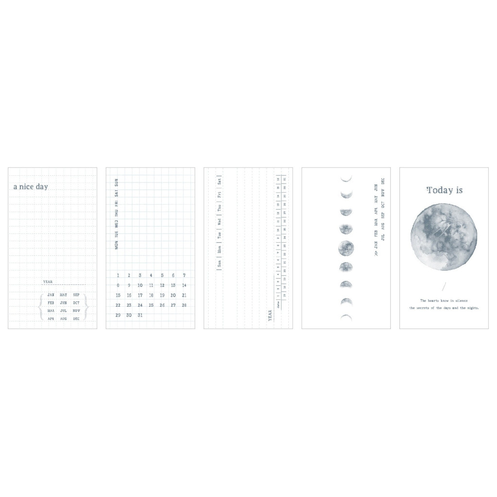 MU Dyeing Tracing Paper - Moon Phase Calendar - DTP-017 | Kuldlelu