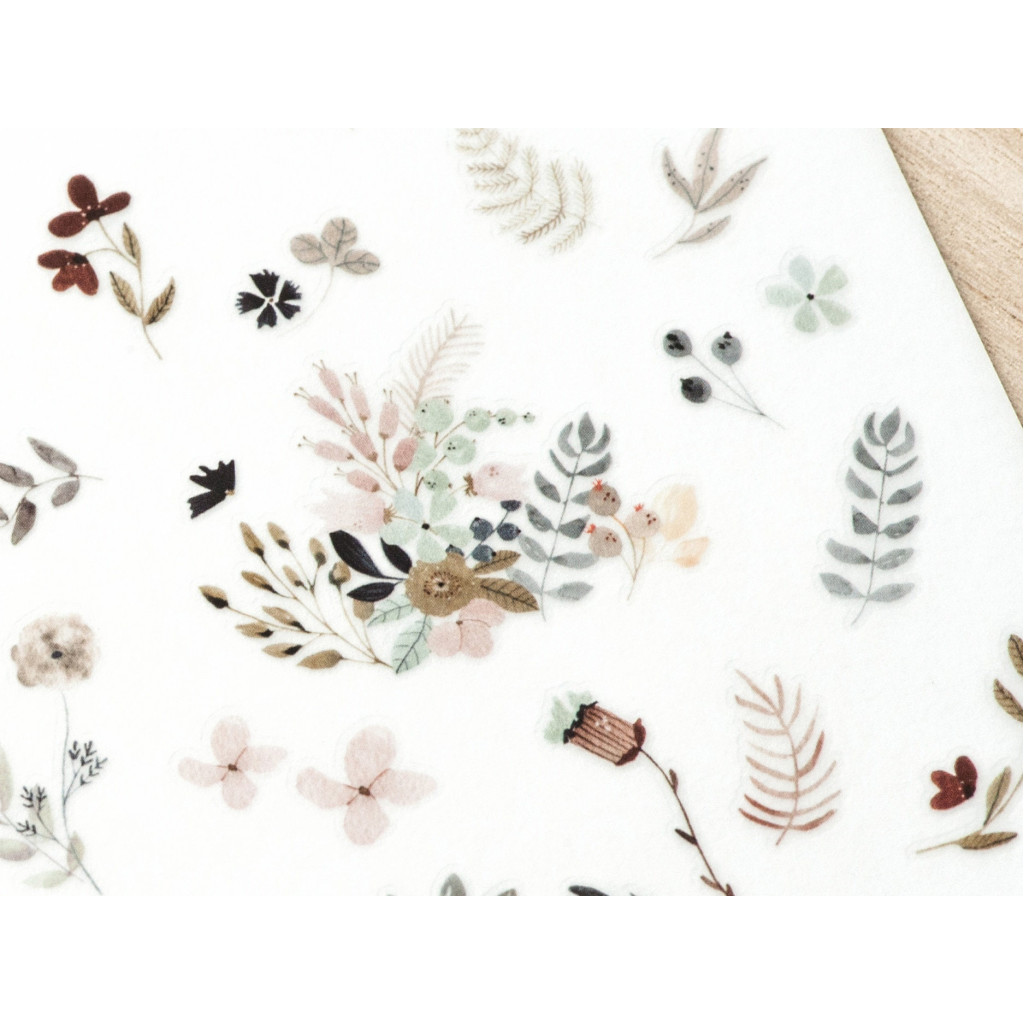 MU Print-On Transfer Stickers 202 - Folk Flowers - BPOP001202 | Kuldlelu