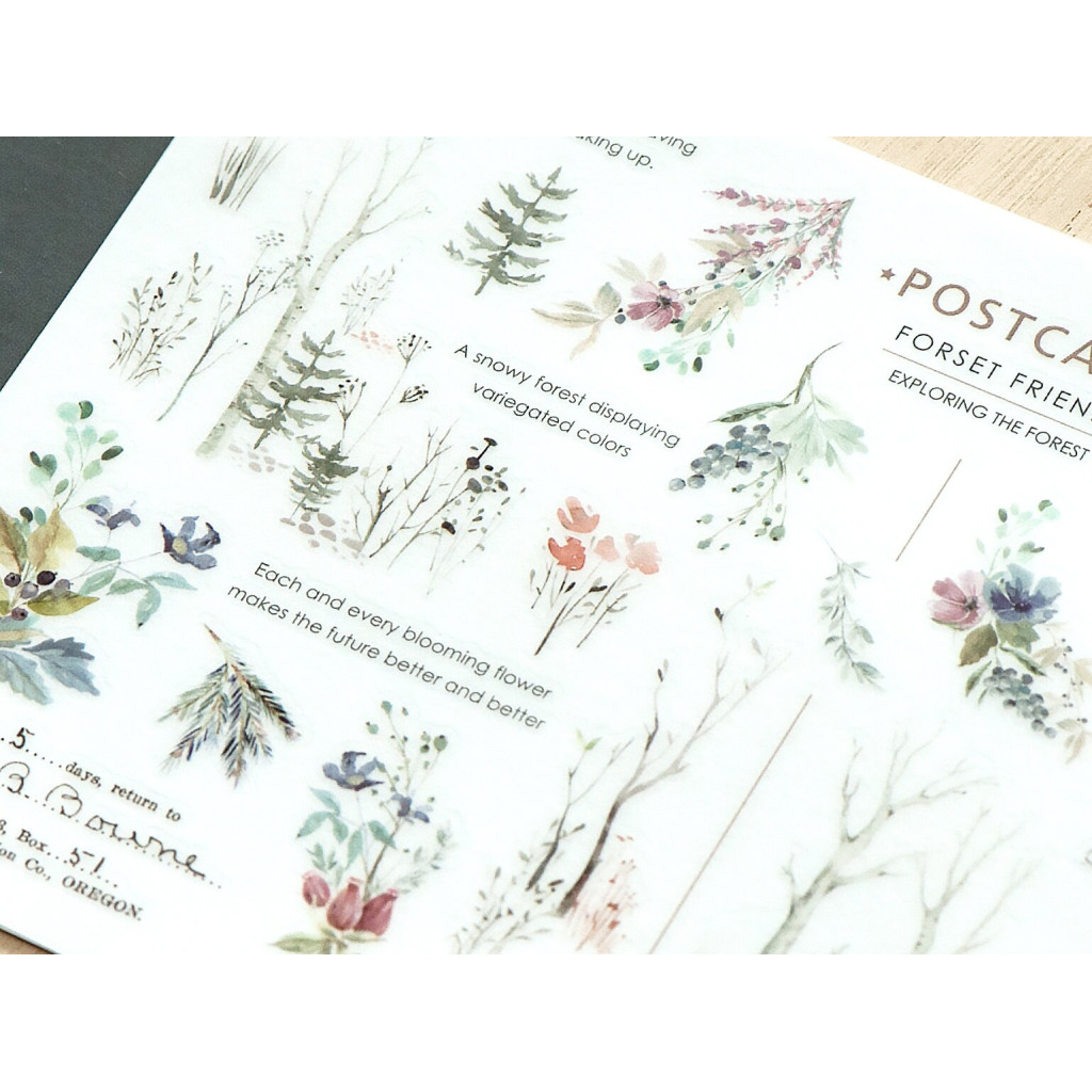 MU Print-On Transfer Stickers 209 - Fox Tales - BPOP-001209 | Kuldlelu