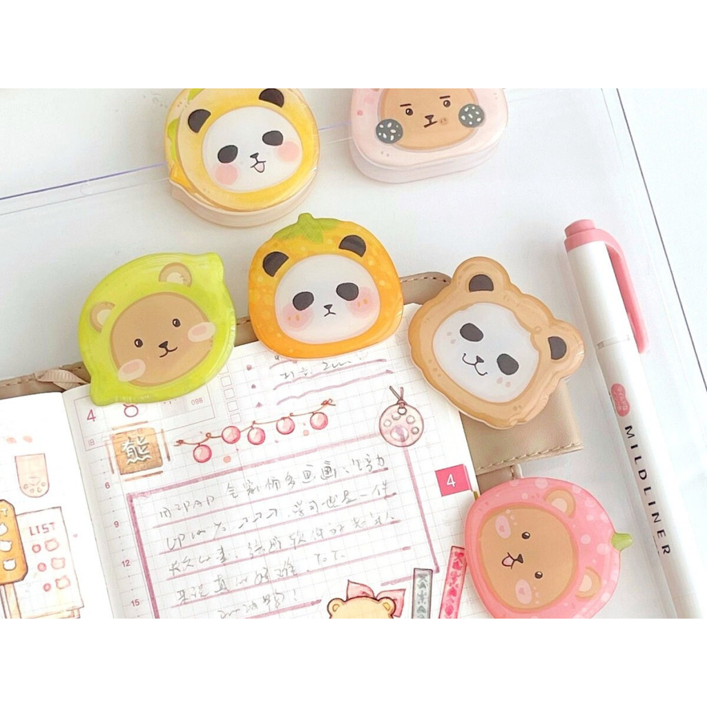 EverEin Paper Clip - Lemon Panda - EE-CL-001 | Kuldlelu