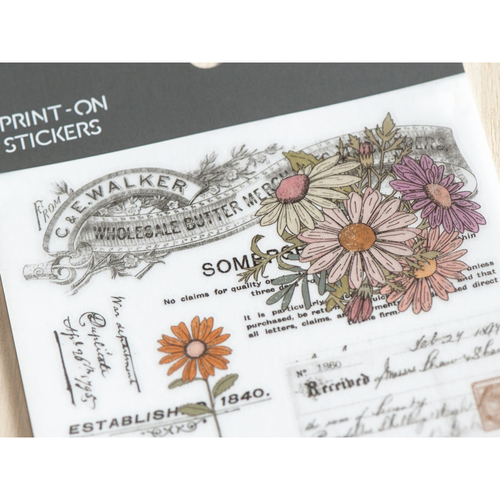 Pre-Order MU Print-On Transfer Stickers 211 - Flower Archives - BPOP ...