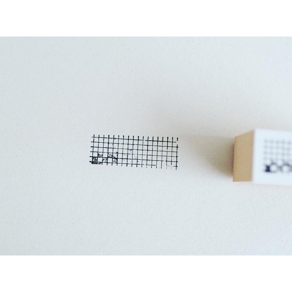 Yohaku Stamp S030 - Grid - Grid | Kuldlelu